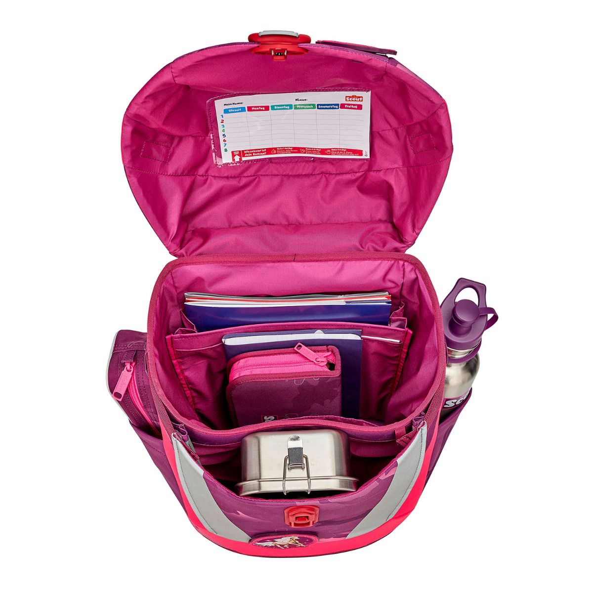 Schüler Gleichgewicht Verrückter scout schulranzen pink Gewehr Geschirr ...